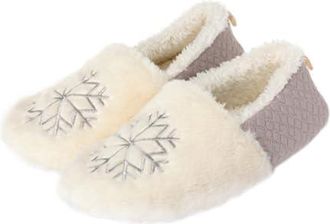 UPKOCH Pantoufles dInt&eacute;rieur Chaudes pour Femmes Taille S Semelle Antid&eacute;rapante Mat&eacute;riau Doux et Respirant Coloris Gris Pantoufles Confortables pour Maison e