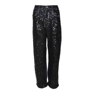 P.A.R.O.S.H. Gerades Jeans - - Jeans - Damen - Schwarzk - 2XL