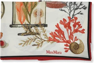 Max Mara Femme, Accessoires, Blanc, Taille: ONE Size Scarves