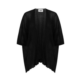 Alpha Studio Femme, Pulls, Noir, Taille: 36 FR Wet Layers Coste Mix Cardigan