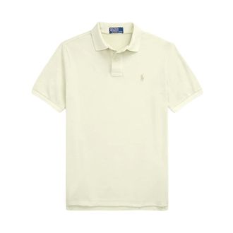 Polo Ralph Lauren Homme, Tops, Beige, Taille: 2XL Polo en maille Classic Fit Big Pony