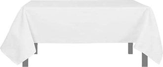 Soleil d'Ocre Alix Nappe, Polyester, Wei&szlig;, 140 x 140 cm