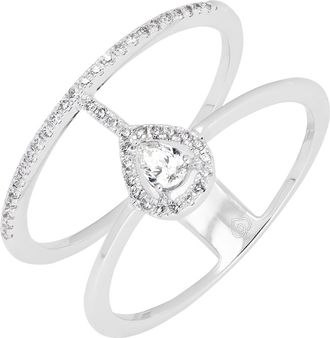 Edenly Ring Seraphine - 375er Weißgold und Diamanten