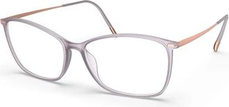 Silhouette unisex, Accessoires, Violet, Taille: 53 MM Illusion Lite 1598 Optical Frame
