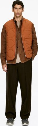 Arket Gesteppte 2-in-1-Liner-Weste -Orange