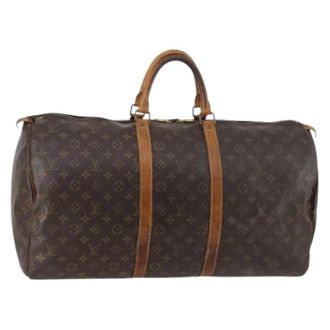 Louis Vuitton Sac Week-end Vintage en Toile Pre-owned - Femme - Pre-owned - Brun - Taille: ONE Size