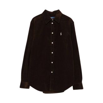 Polo Ralph Lauren Femme, Blouses et Chemises, Brun, Taille: 38 FR Chemise
