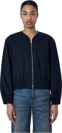 Alexander Wang Femme, Vestes, Noir, Taille: 40 FR Blouson aviateur zipp&eacute;