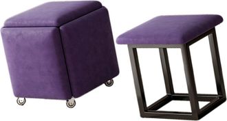 Generic Stapelbare Nesthocker, 5-in-1-Otto-W&uuml;rfelstuhl-Set, leicht und einfach zu verstauen, for den Innen- und Au&szlig;enbereich im Gartenb&uuml;ro(Color 1,35x35cm)