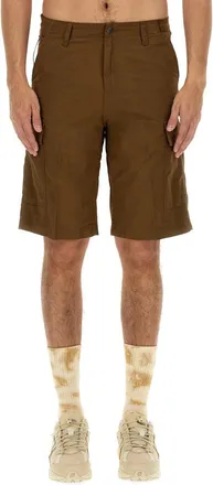 Carhartt Work in Progress Cotton Bermuda Shorts - Brown