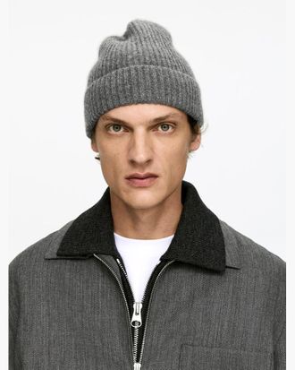 Arket Beanie Aus Kaschmir Und Wolle -Grau