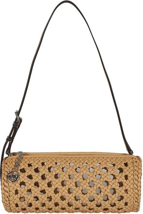 Michael Kors Femme, Sacs, Brun, Taille: ONE Size Pochette en cuir tress&eacute; &agrave; la main