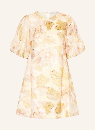 Mrs & Hugs Mrs & Hugs Leinenkleid gelb