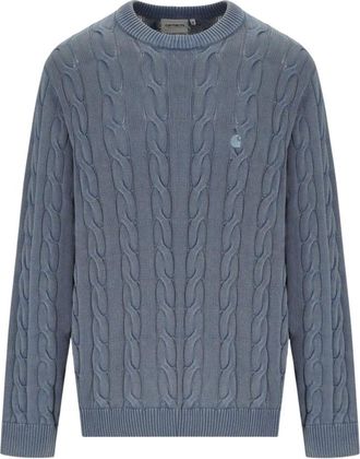 Carhartt Work in Progress Homme, Pulls, Bleu, Taille: L Carter Sweater