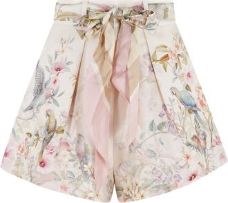 Zimmermann Femme, Shorts, Multicolore, Taille: 38 FR Rebellion Tuck Short