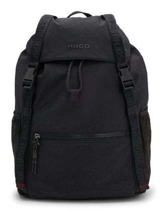 HUGO BOSS Rucksack Freizeitrucksack mit Laptopfach Marsel Backpack Black schwarz