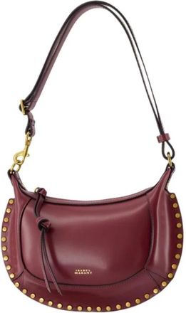 Isabel Marant Burgund Leder Schultertasche - - Bags - Damen - Rot - ONE SIZE