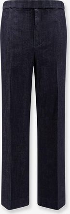 Hevò Torresgarrata blue denim trousers - HEVO - gender_Man