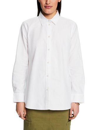 Esprit Damen 014ee1f307 Bluse, 100/White, Small