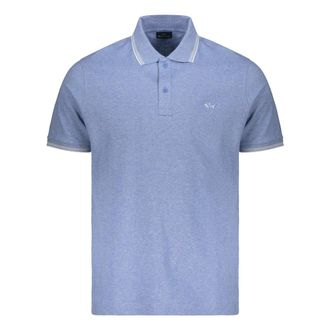 Paul & Shark Baumwoll-Polo mit Kragen - - Tops - Herren - Blau - L