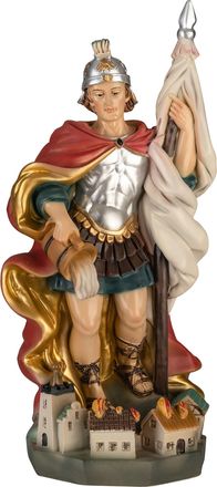MaMeMi Heiliger Sankt Florian - Schutzpatron der Feuerwehrleute/Skulptur/Statue/Heiligefigur