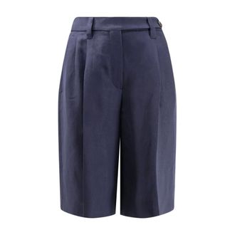 Brunello Cucinelli Damen, Shorts, Blau, SGr&ouml;&szlig;e