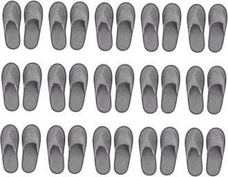 UPKOCH 15 paires Pantoufles Jetables H&ocirc;tel Antid&eacute;rapantes Confortables pour Invit&eacute;s Hommes et Femmes Chaussures de Spa Respirantes et Pratiques pour S&eacute;jour e