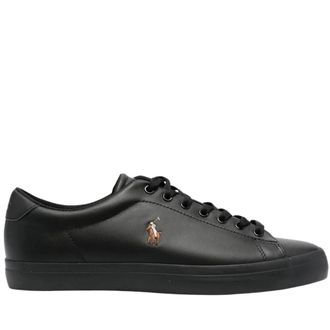 Polo Ralph Lauren Longwood Leder Sneaker - - Shoes - Herren - Schwarzk - 44 EU