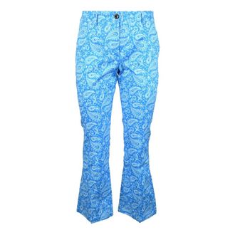 Another Label Baumwoll-Elasthan-Hose - - Trousers - Damen - Blau - M