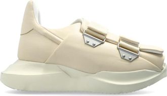 Rick Owens Homme, Chaussures, Beige, Taille: 43 EU Temple Burritogeth Baskets
