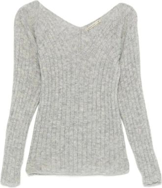 Paloma Wool Paloma Wool, Femme, Pulls, Gris, Taille: 40 FR Vita Pull V-neck