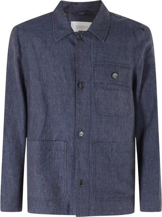 Seventy Giacca - - Jackets - Herren - Blau - M