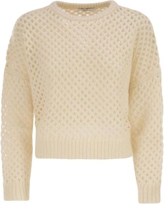 Max Mara Femme, Pulls, Beige, Taille: 40 FR Pull en cachemire et soie