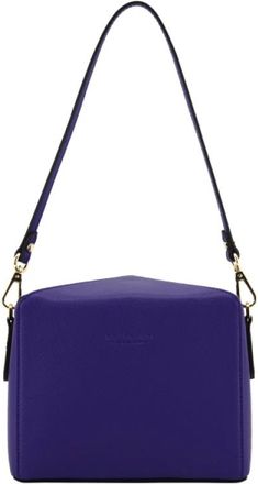 Pourchet Femme, Sacs, Bleu, Taille: ONE Size Cassetta Shoulder Bag