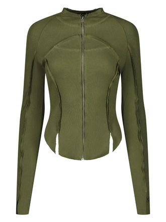 Misbhv Geripptes Oberteil - Grün