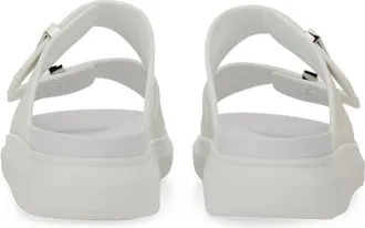 Alexander McQueen Hybrid Double Sandal - Silver