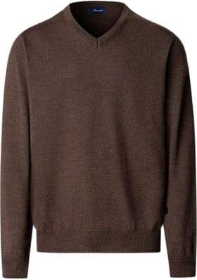 Fa&ccedil;onnable Pull col V en laine