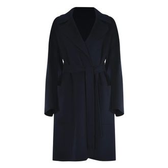 Max Mara Manteau Velo - Femme - Manteaux - Bleu - Taille: 42 FR