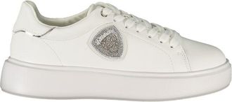 Blauer Bianco Polyurethan Damen Sneaker