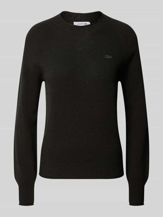 Lacoste Regular Fit Pullover aus reiner Wolle