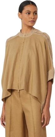 Max Mara Femme, Pulls, Brun, Taille: 40 FR Cardigan style bomber