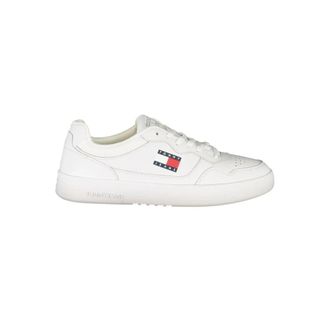 Tommy Hilfiger Leather Sneaker - - Shoes - Herren - Wei&szlig; - 41 EU