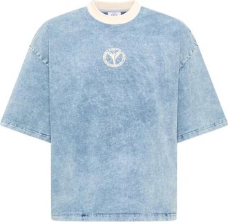 Carlo Colucci Homme, Tops, Bleu, Taille: XL T-Chemises