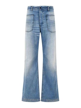 Acne Studios Jean Droit - Bleu