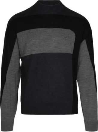 Emporio Armani Homme, Pulls, Noir, Taille: XL Pull Color Block