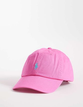 Polo Ralph Lauren Baseballkappe in Rosa mit Markenlogo