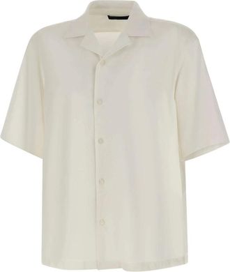 HUGO BOSS Homme, Chemises, Blanc, Taille: M Chemise &agrave; manches courtes coupe d&eacute;contract&eacute;e