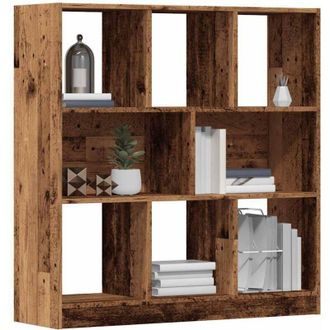 vidaXL B&uuml;cherregal Altholz-Optik 97,5x29,5x100 cm Holzwerkstoff Vidaxl
