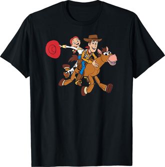 Pixar Disney and Pixars Toy Story Woody Jessie Bullseye T-Shirt