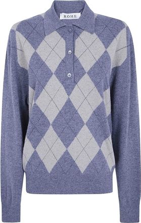 R&oacute;he Poloshirt - Grau
